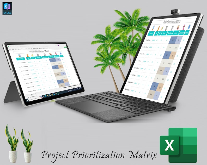 Project Prioritization Matrix Template | Project Management System ...