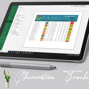 Observation Tracking Matrix Template | Health and Safety Template ...