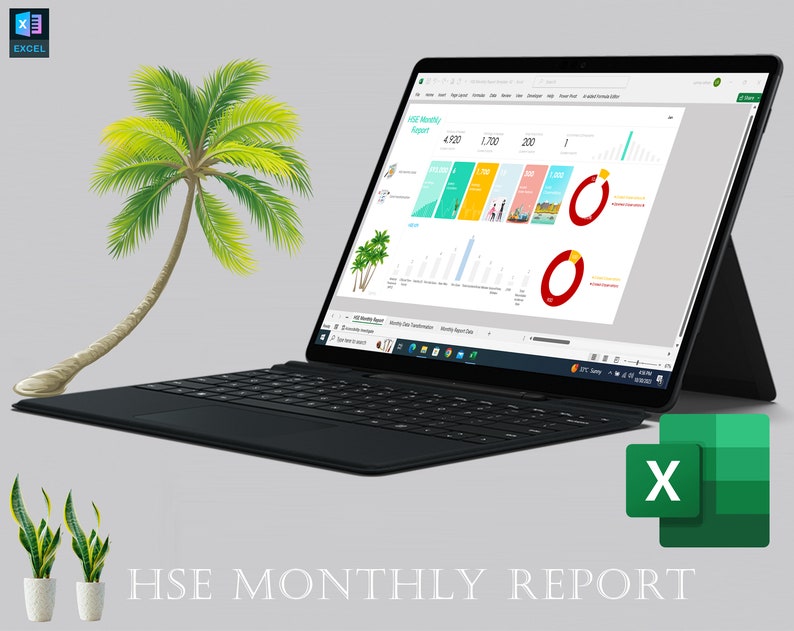 HSE Dashboard HSE KPI Dashboard Health and Safety Tracker Safety ...