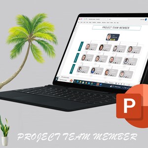 Project Organization Chart Template | Project Org Chart | Project ...