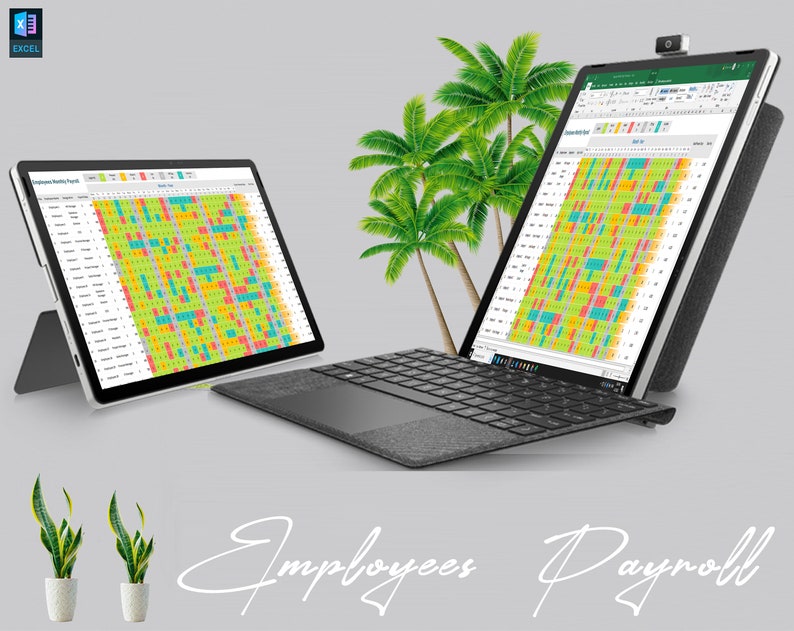 Employee Payroll | Payroll Template Excel | Payroll Spreadsheet ...