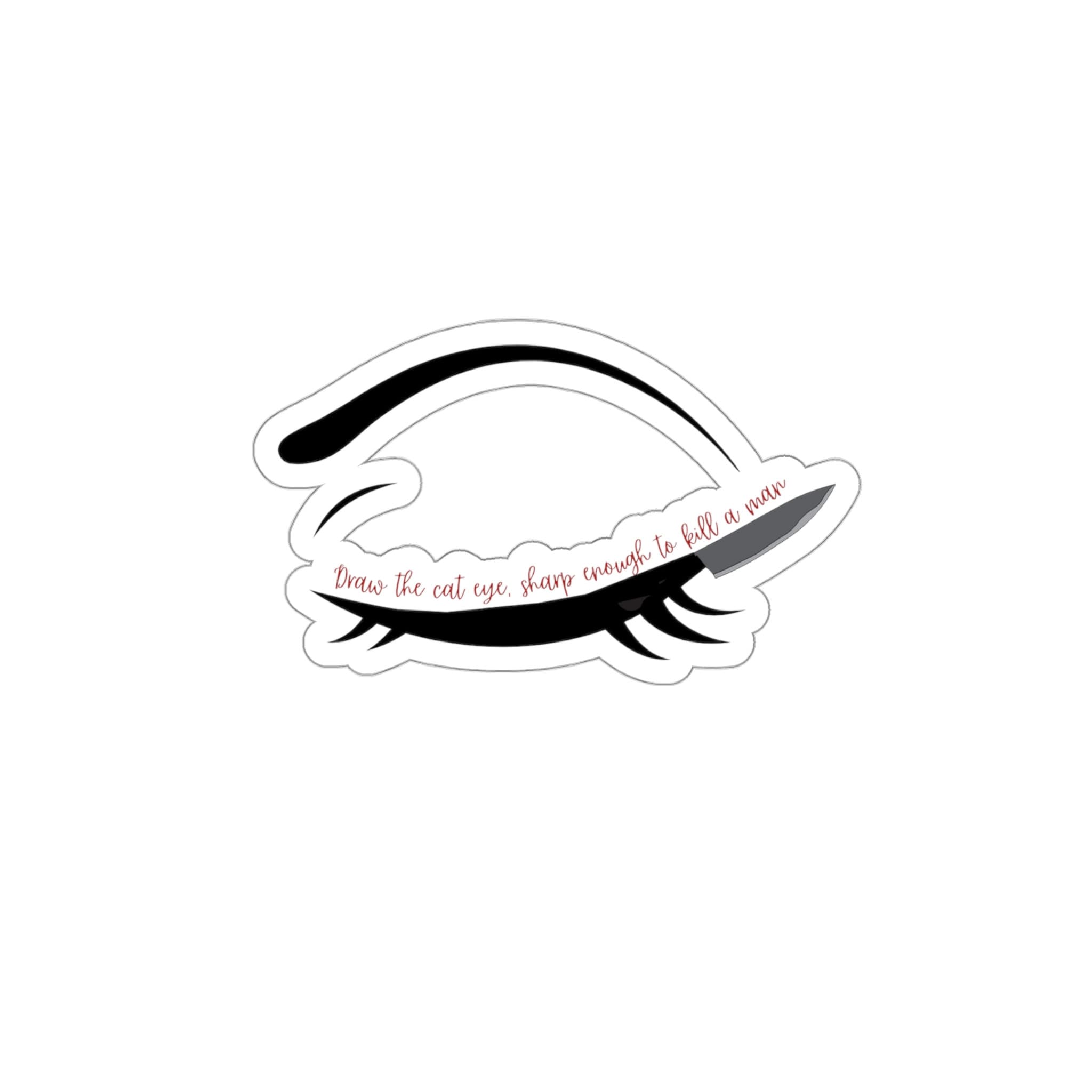 Taylor Swift Cat Eye Die-cut Sticker Taylor Swift Inspired Song Sticker ...