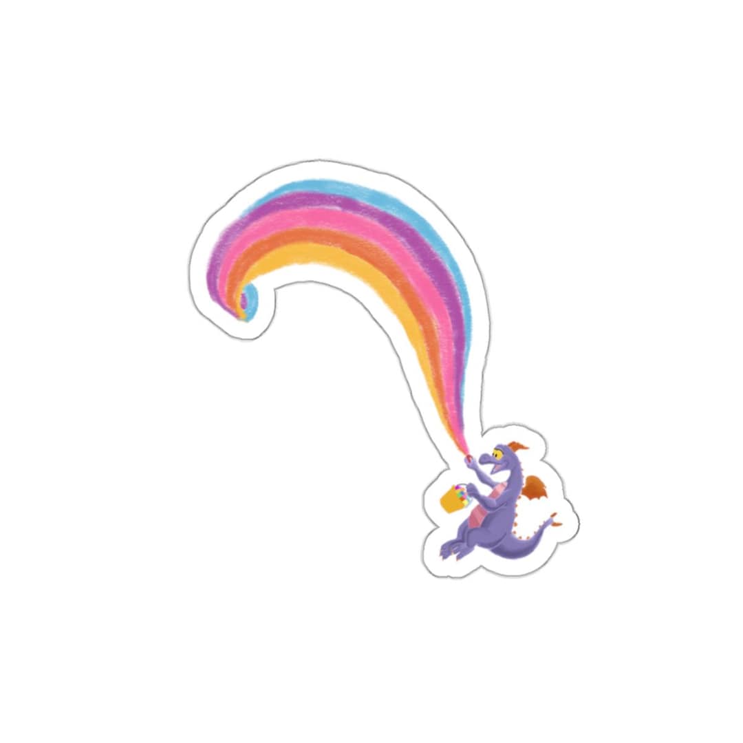A Stroke of Imagination Die-cut Stickers | Theme Park Vinyl Sticker ...