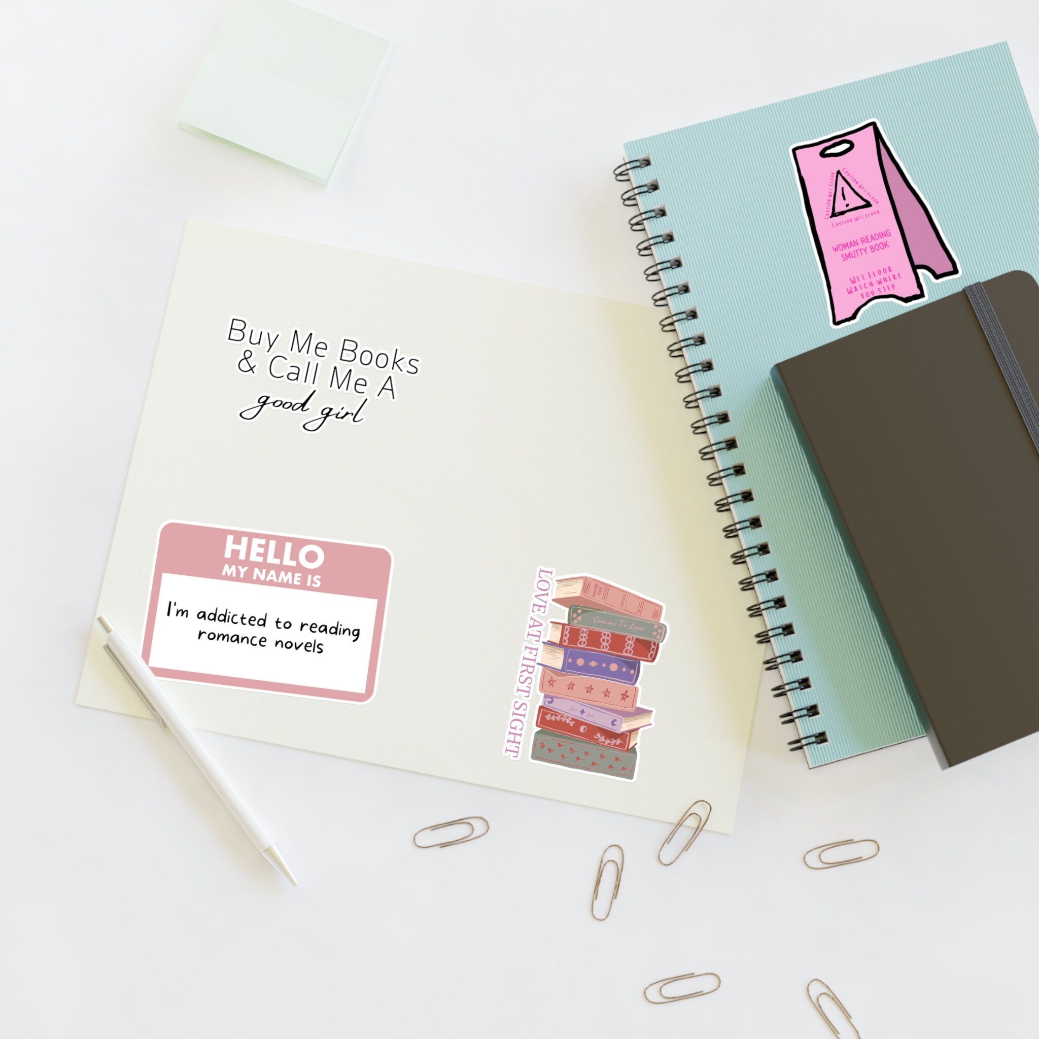 Romance Reader Sticker Sheets Smut Reader Sticker Romance Novel ...