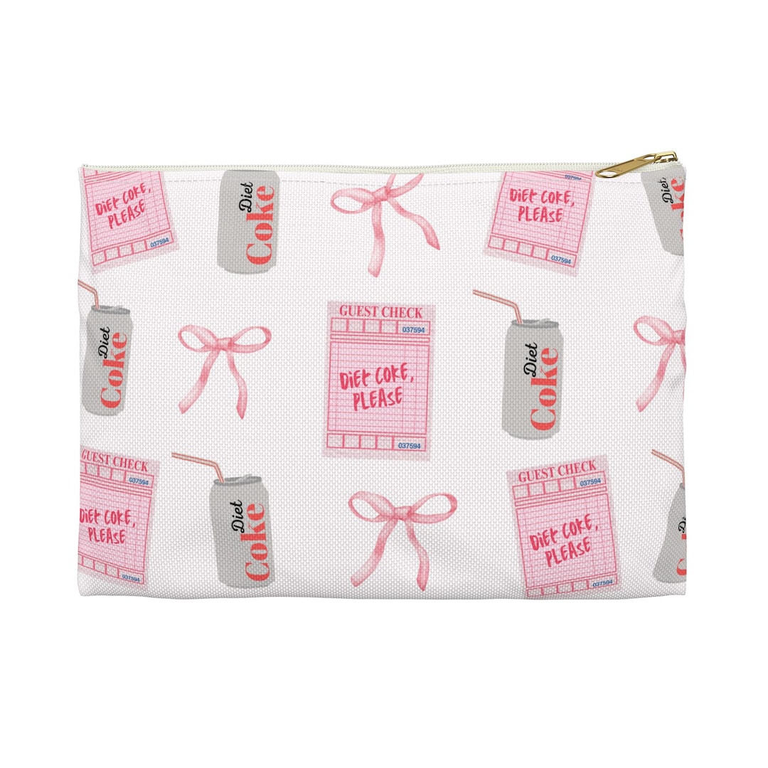 Diet Cola Please Accessory Pouch | Cola Coquette Tavel Pouch - Etsy