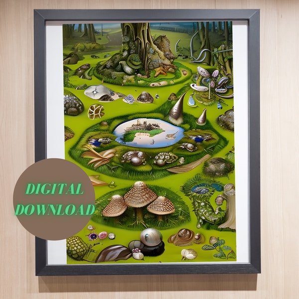 Mosscore Wall Art - Etsy