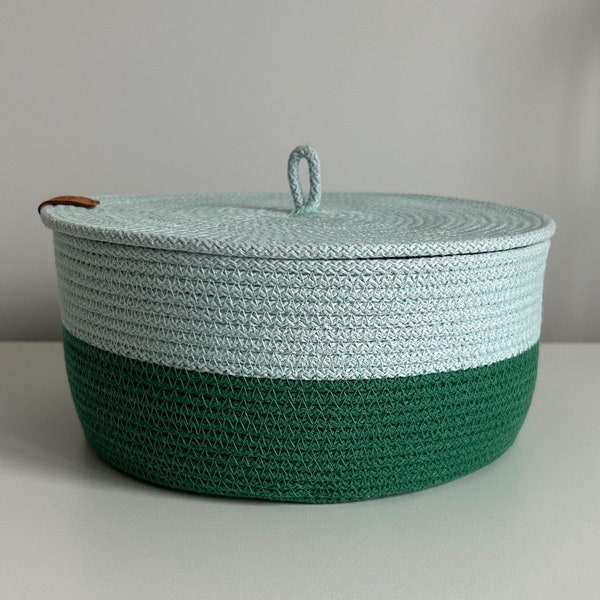 Cotton Cord Basket - Etsy