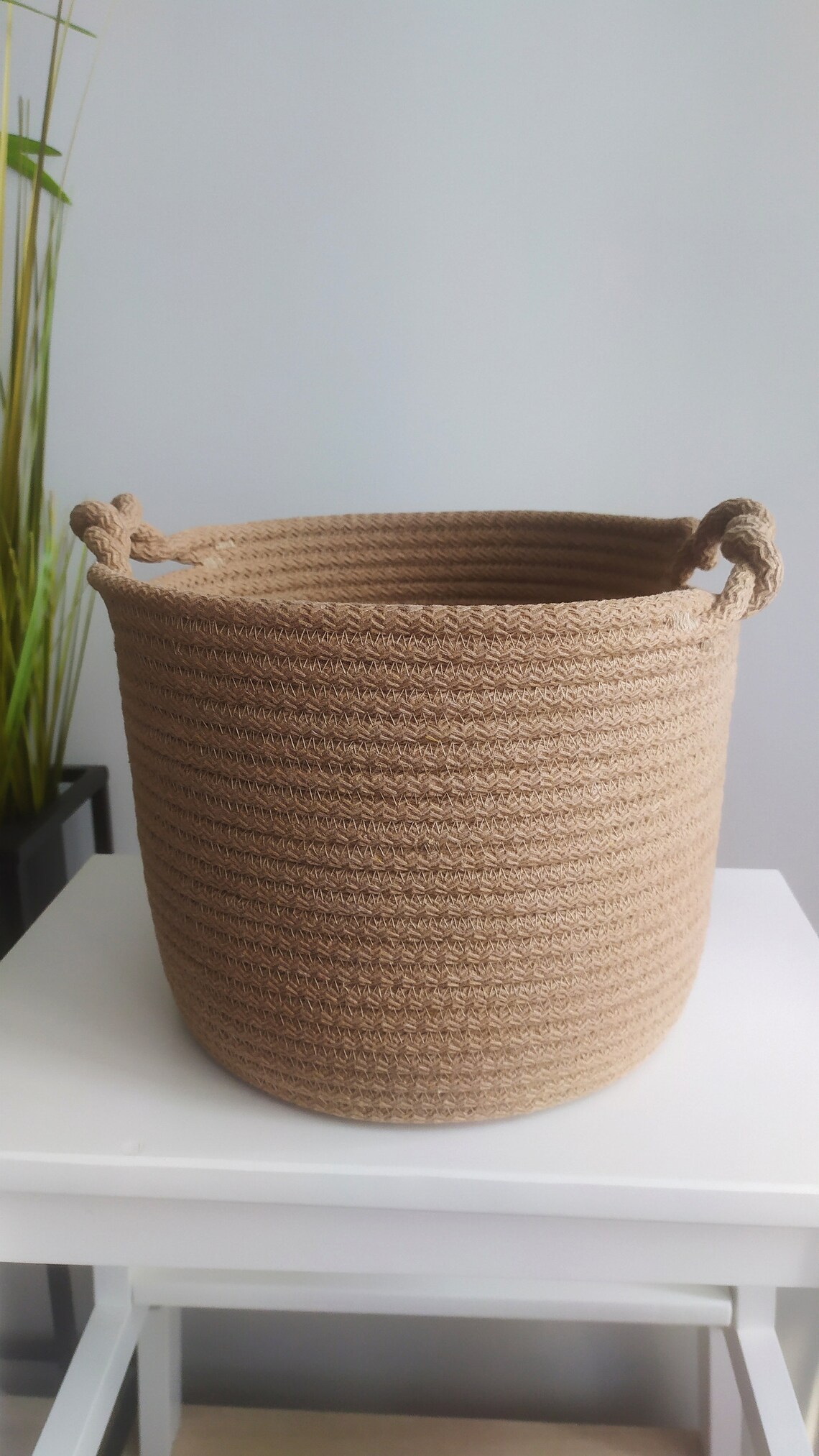 Cotton Cord Basket for Storage, Space Organization and Cozy Interior ...
