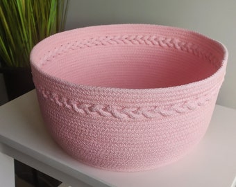 Cotton Cord Basket for Storage Space Organization and Cozy - Etsy