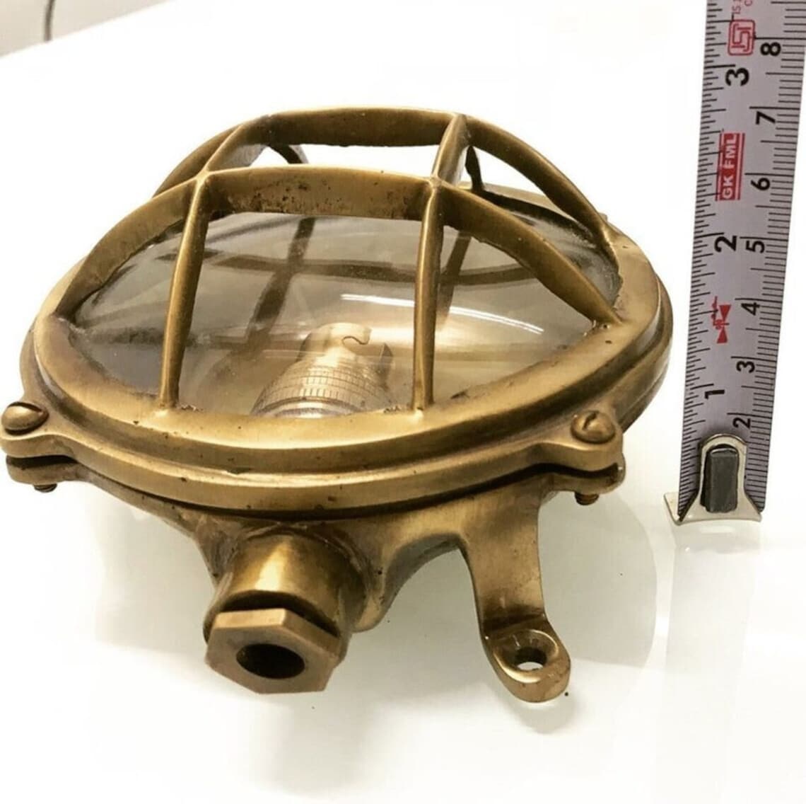 Maritime Brass Ship Nautical Wall/ceiling Deck Lights Set of 4 ...