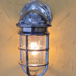 Oceanic Aluminum Bulkhead Wall Light – Nautical Swan Neck Ship Sconce ...