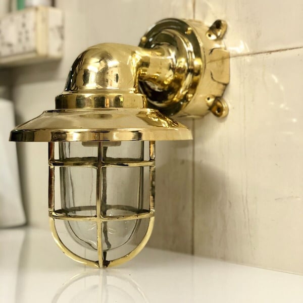 Brass Wall Lights Maritime - Etsy