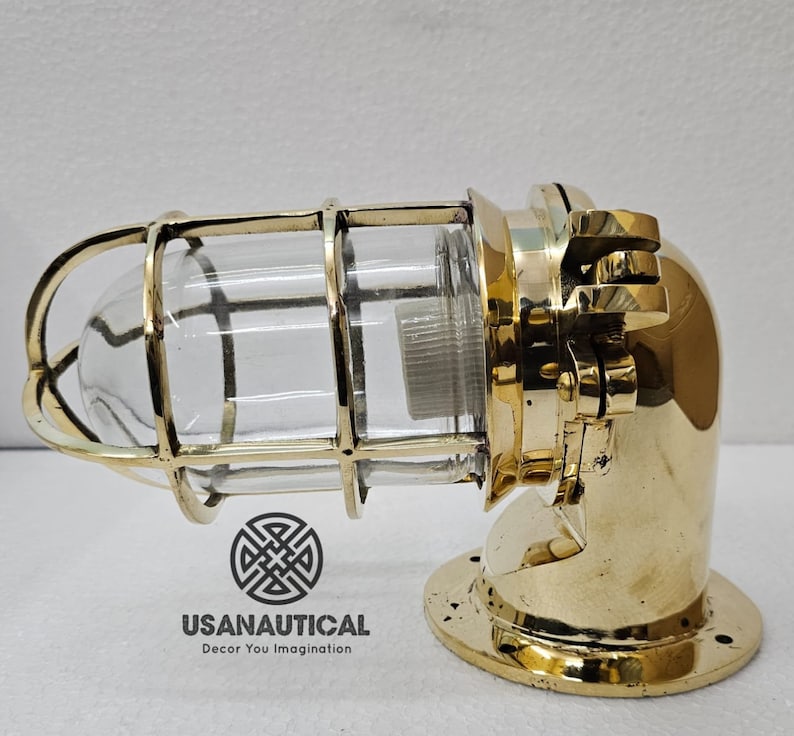 Solid Brass Nautical Ship Marine Wall Swan Passageway Bulkhead Light - Etsy