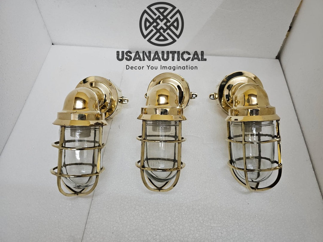 Oceanic Solid Brass Nautical New Outdoor Exterior Wall Light Fixture ...