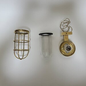 Marine Wall Lamp Brass Bracket Light Vintage Style - Etsy