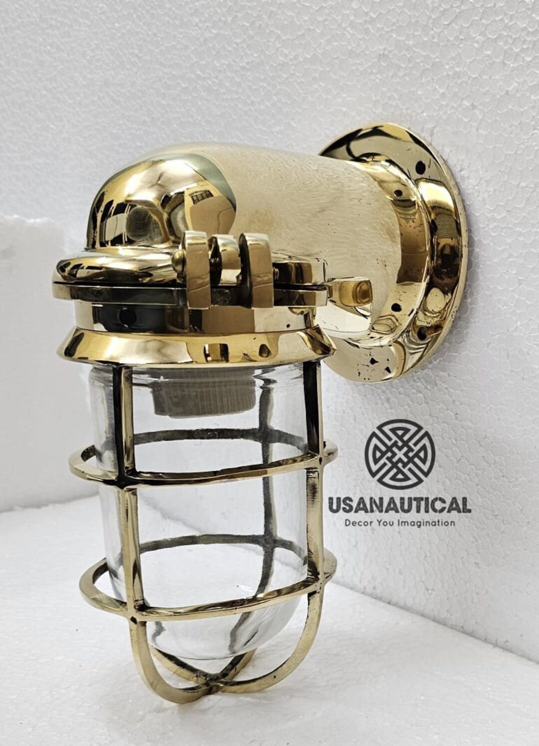 Solid Brass Nautical Ship Marine Wall Swan Passageway Bulkhead Light - Etsy