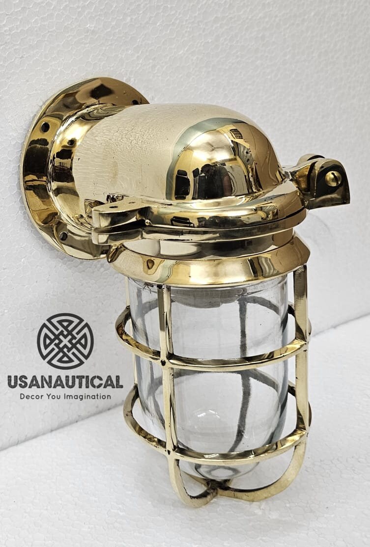 Solid Brass Nautical Ship Marine Wall Swan Passageway Bulkhead Light - Etsy