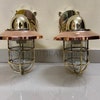 Antique Nautical Brass Gimbal Oil Lamp With Binnacle Compass | Vintage ...