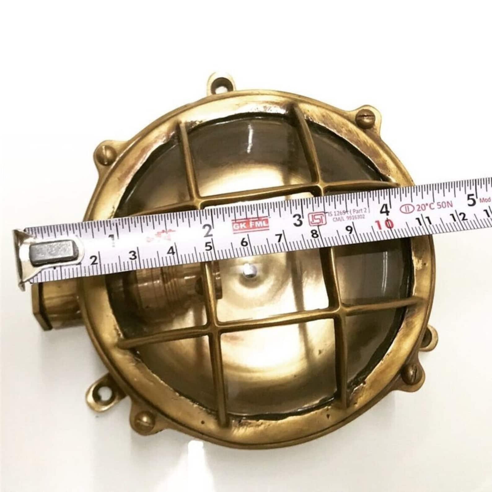 Maritime Brass Ship Nautical Wall/ceiling Deck Lights - Set of 4 ...