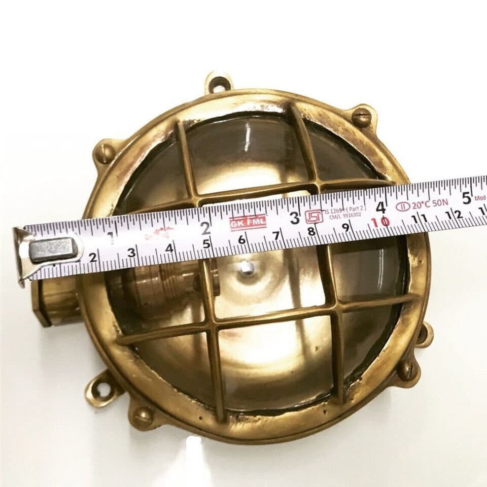 Maritime Brass Ship Nautical Wall/ceiling Deck Lights - Set of 4 ...