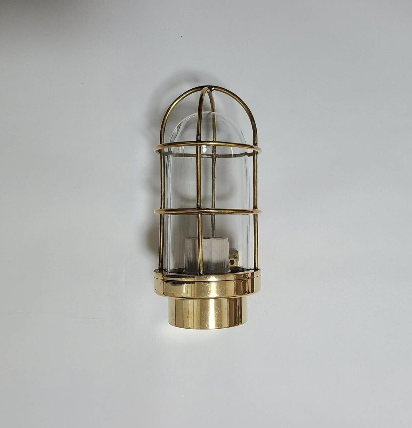 Marine Wall Lamp Brass Bracket Light Vintage Style - Etsy