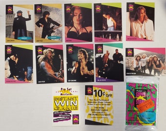 Vintage Super Stars Music Trading Cards by Pro Set, Complete Set 150 ...