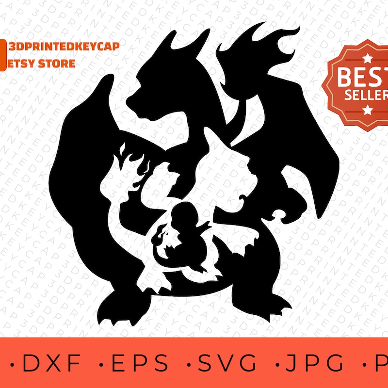 Charmander Svg - Etsy
