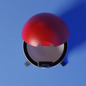 Articulated Pokeball STL File: Life-size 3D Print Model - Etsy