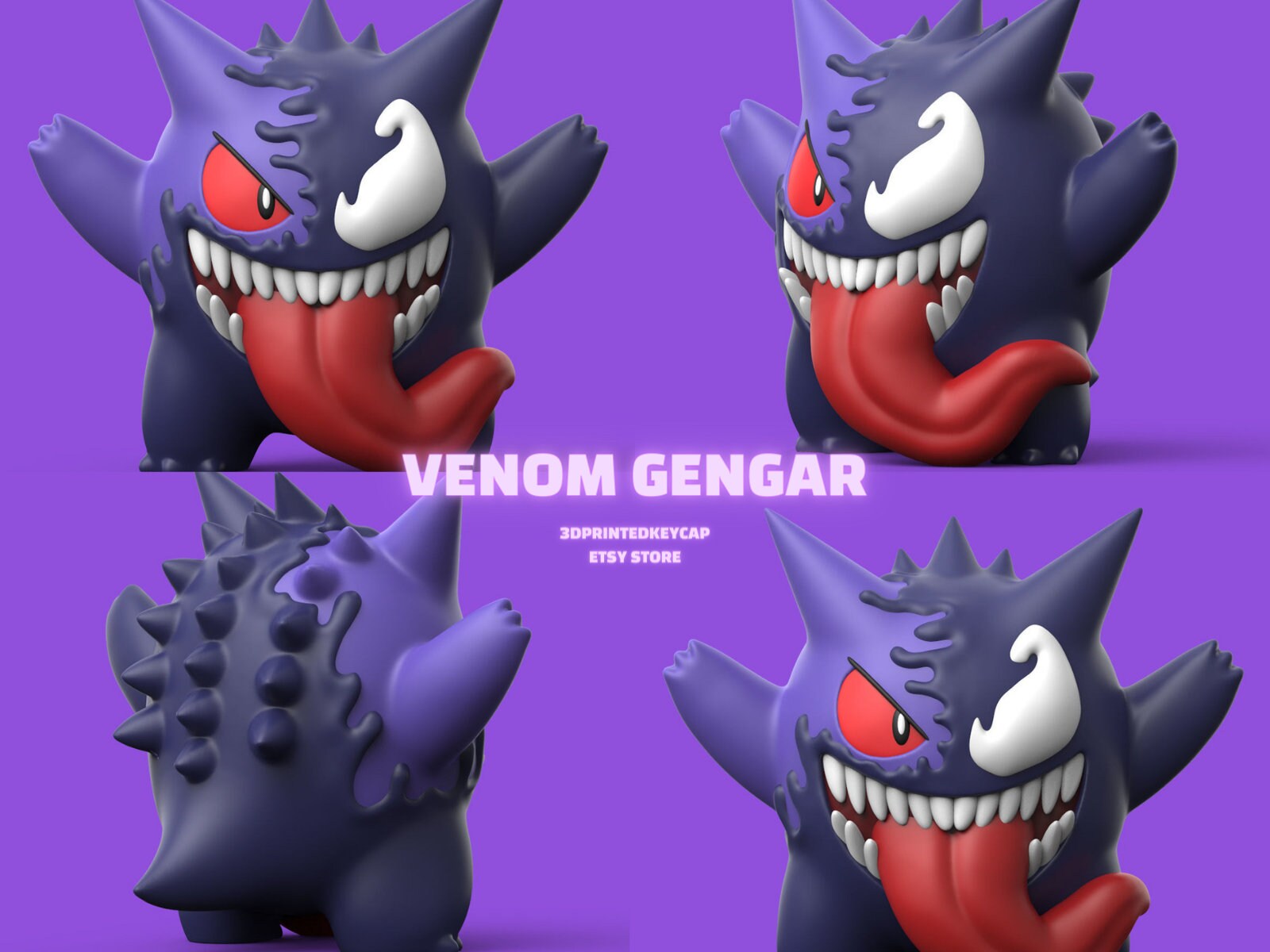 Venom Pokemon 3D STL File Pack Pokemon Files for 3D Printers - Etsy ...