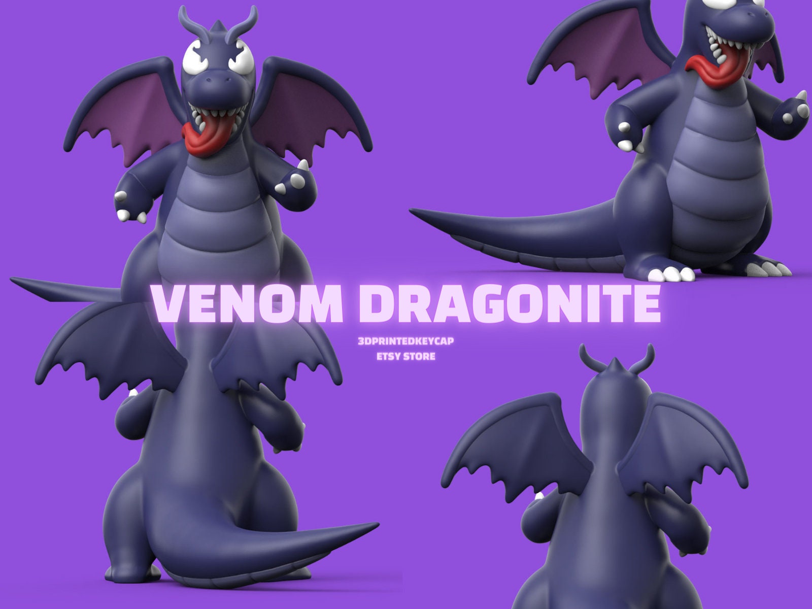 Venom Pokemon 3D STL File Pack Pokemon Files for 3D Printers - Etsy ...