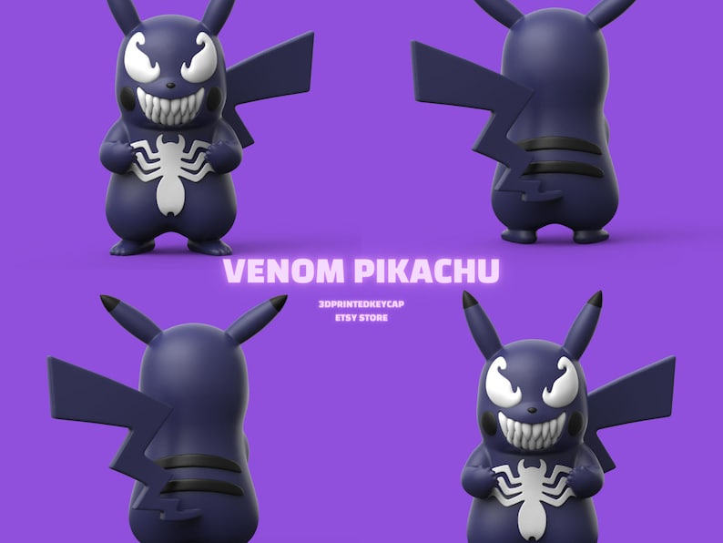 Venom Pokemon 3D STL File Pack Pokemon Files for 3D Printers - Etsy ...