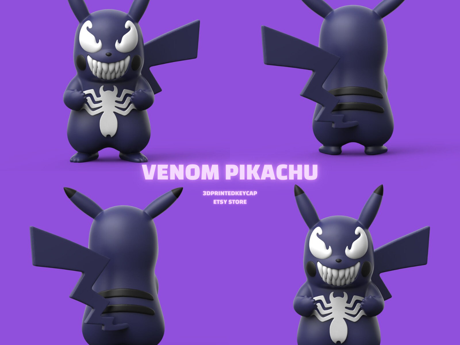 Venom Pokemon 3D STL File Pack Pokemon Files for 3D Printers - Etsy ...
