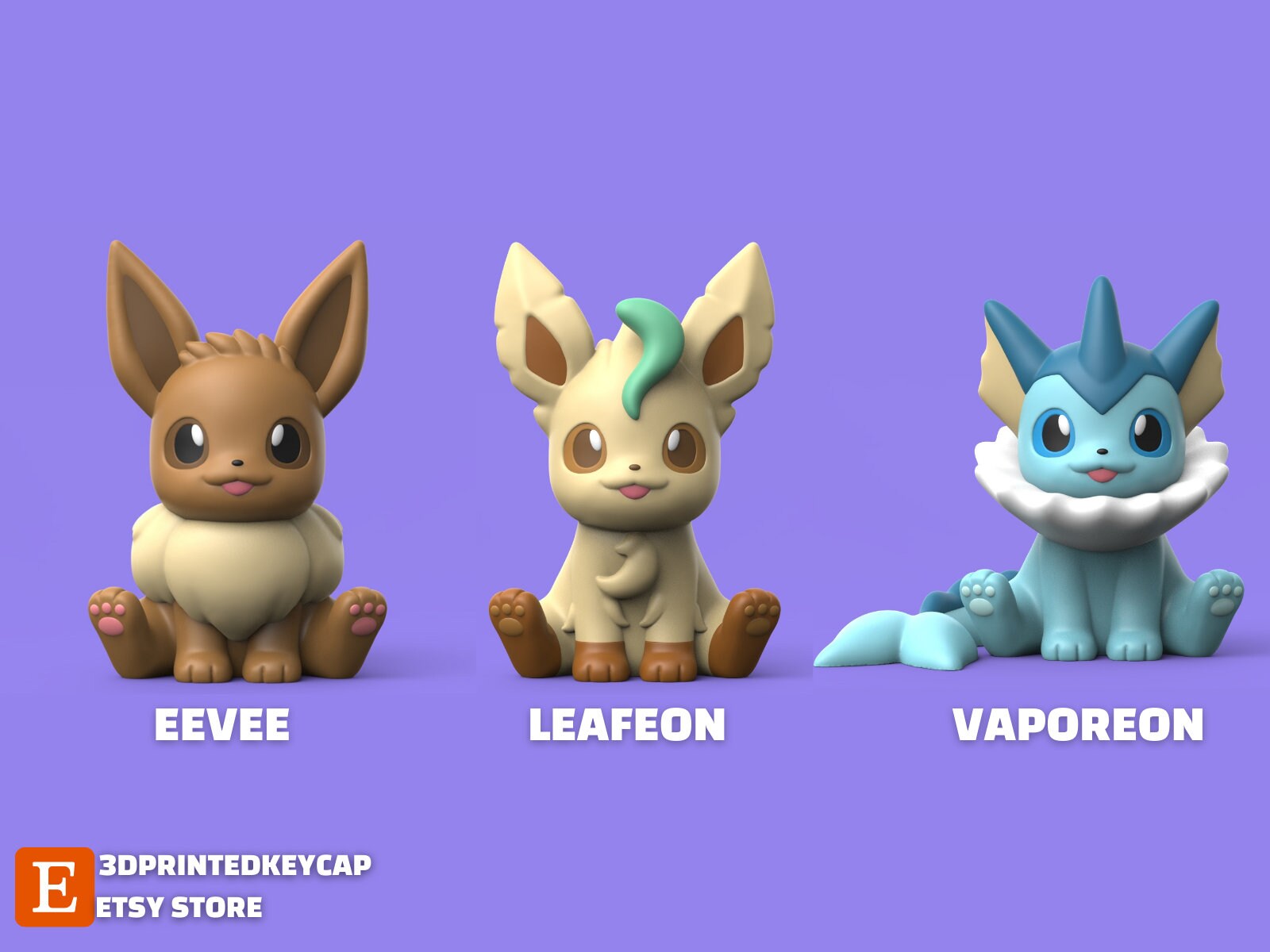 Pokemon Eevolutions 3D STL Files Pokemon Files for 3D - Etsy UK