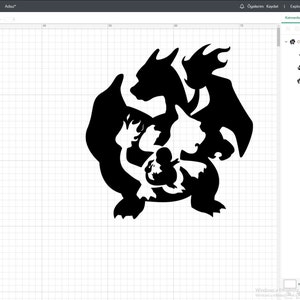 Charmender Evolutions SVG File | Pokemon Cricut Vector | Charmender DIY ...