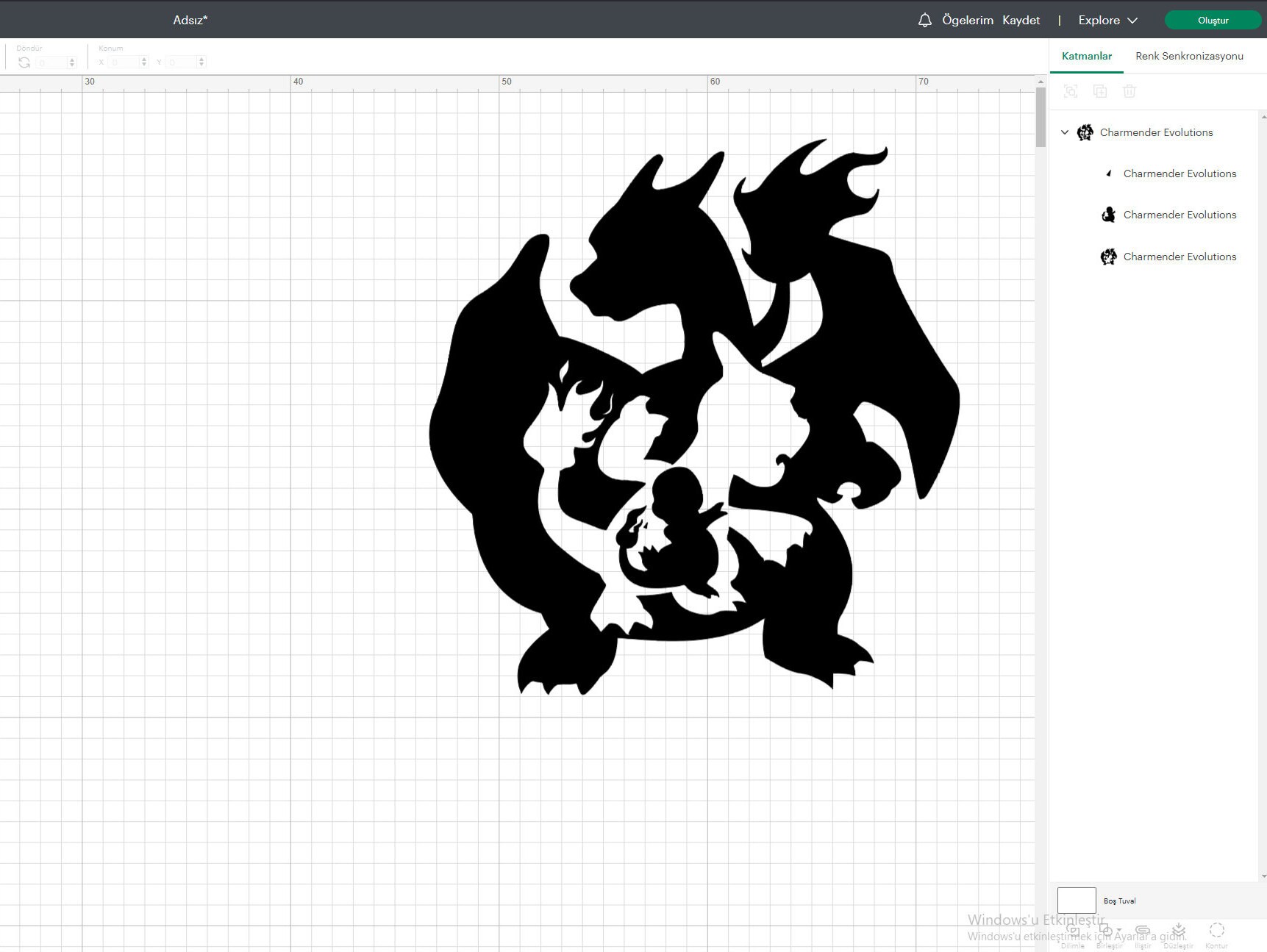 Charmender Evolutions SVG File Pokemon Cricut Vector - Etsy