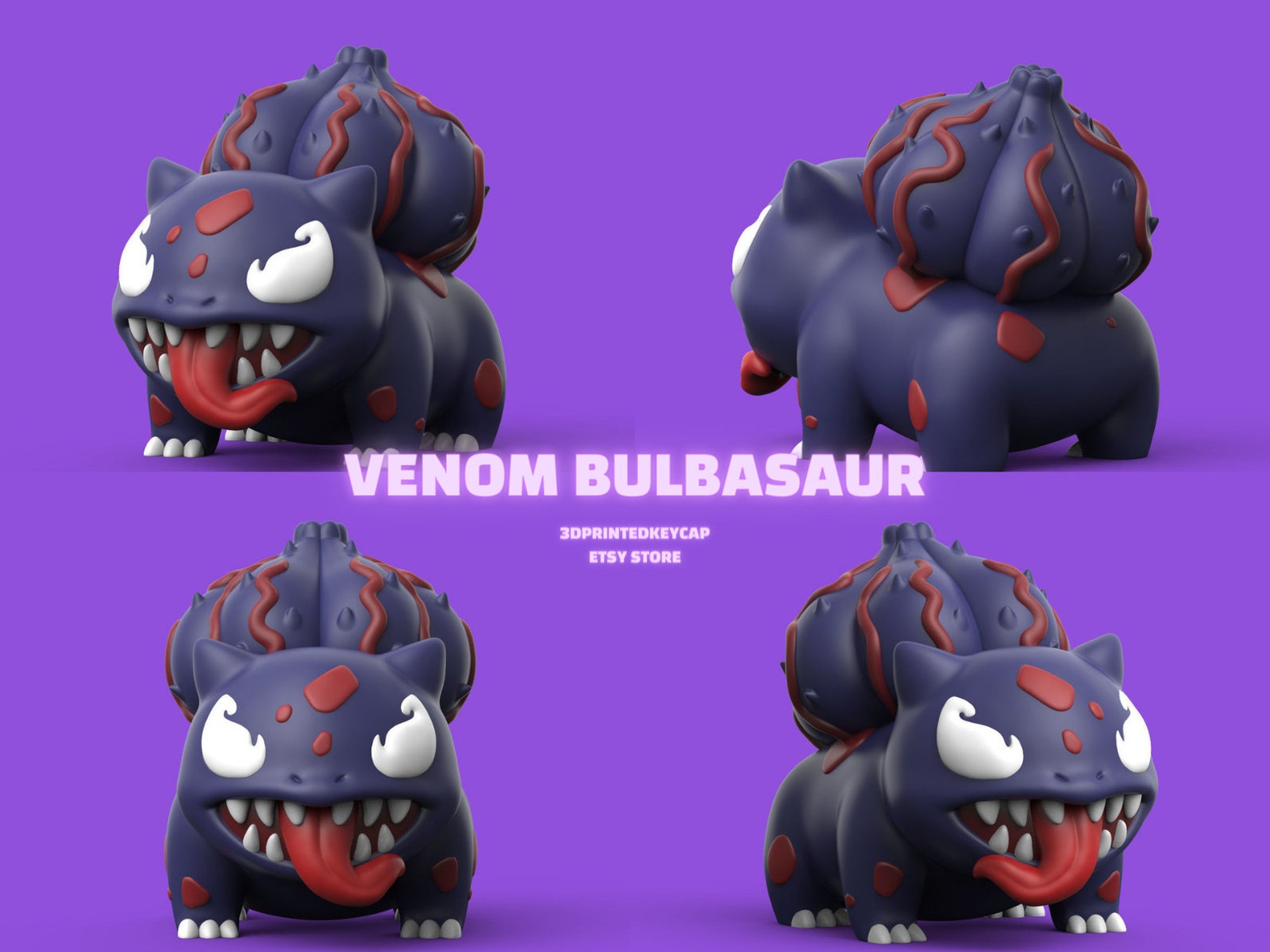 Venom Pokemon 3D STL File Pack | Pokemon Files for 3D Printers | 3D ...