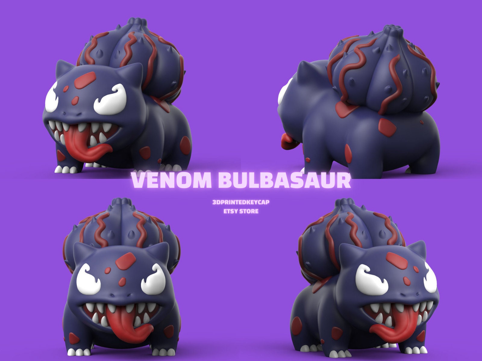 Venom Pokemon 3D STL File Pack Pokemon Files for 3D Printers - Etsy ...