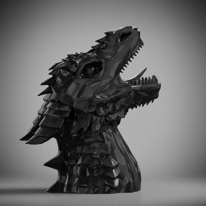 3D Printed Dragon Headphone Stand: Fantasy Gamer Gift - Etsy