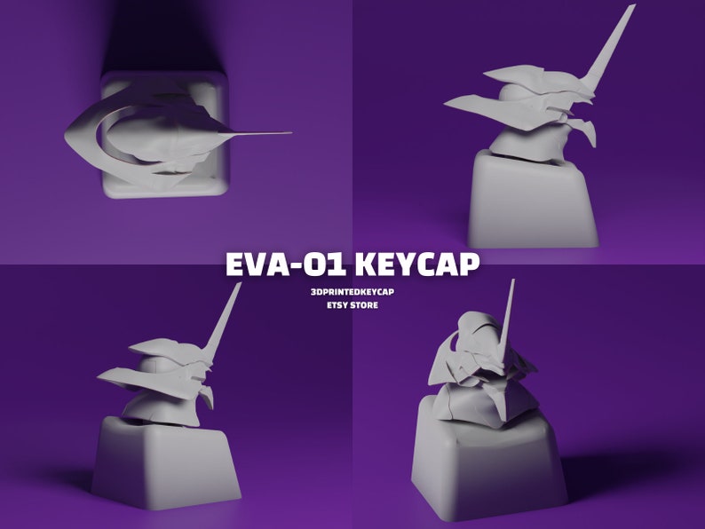 EVA-01 Keycap 3D STL File | Neon Genesis Evangelion Cherry MX | Stl ...