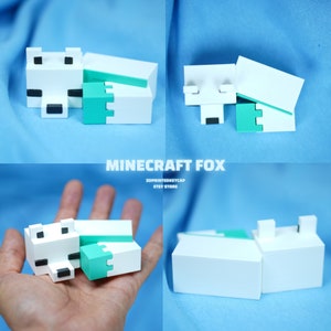 Minecraft Fox Sleeping 3D Printed | Arctic Fox 3D Print | 3D Printed ...