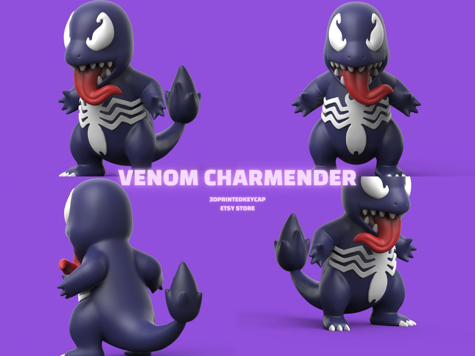 Venom Pokemon 3D STL File Pack Pokemon Files for 3D Printers - Etsy ...