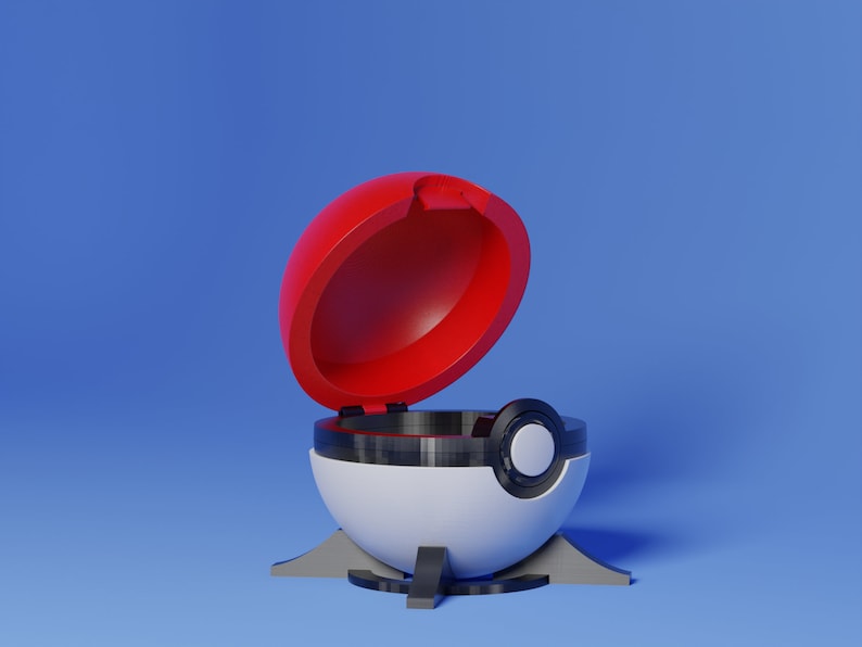 Articulated Pokeball STL File: Life-size 3D Print Model - Etsy