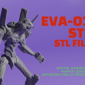 Eva-01 3D STL File | Neon Genesis Evangelion | Stl Files for 3D ...