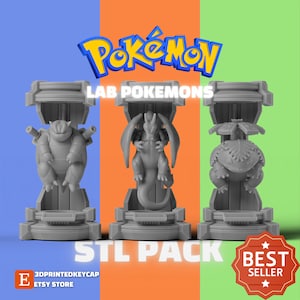 Lab Pokemon 3D STL File Pack Pokemon Files for 3D Printers 3D Print ...