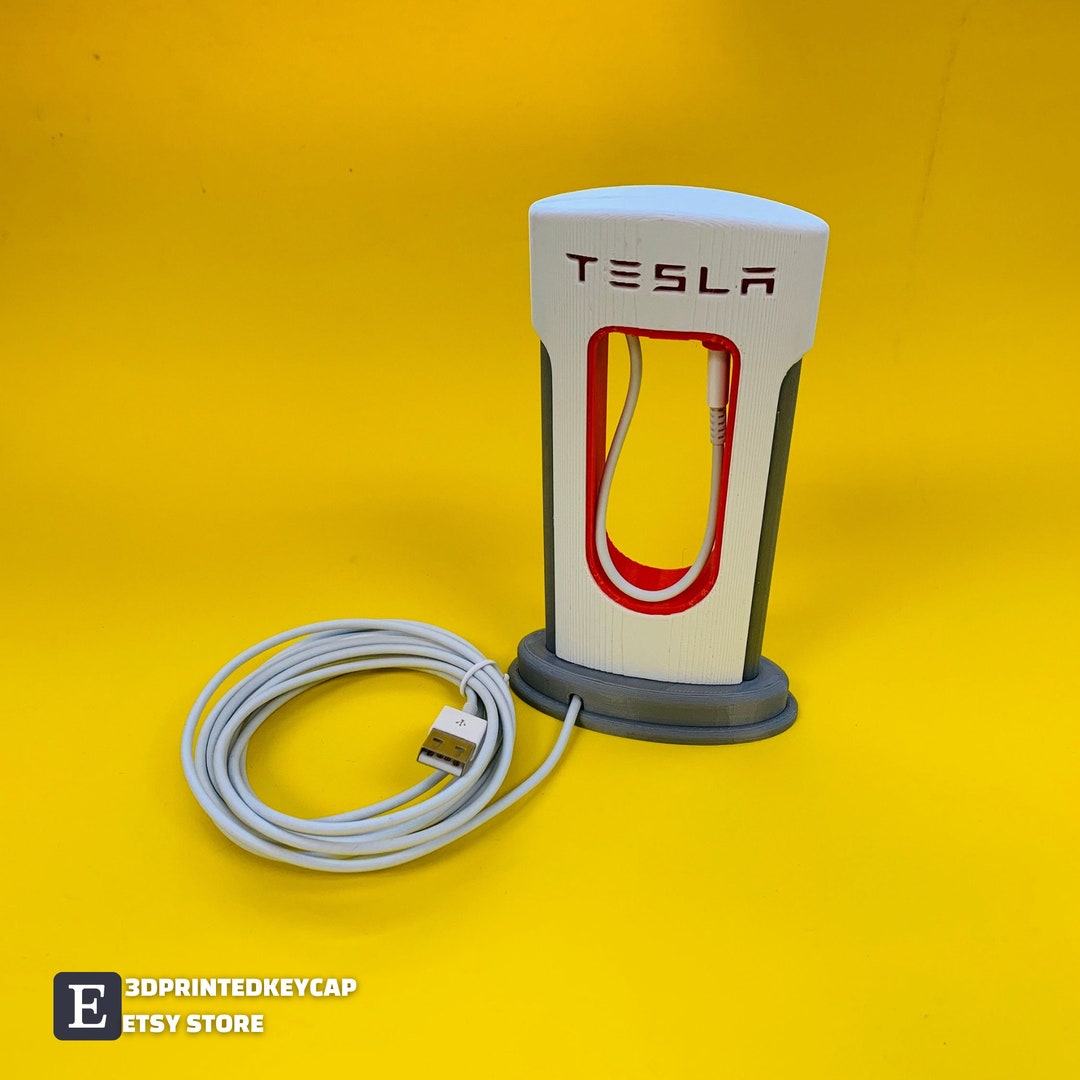 Tesla Supercharger Phone Charger | Elon Musk Gift | 3D Printed | Unique ... Tesla Supercharger Phone Charger | Elon Musk Gift | 3D Printed | Unique ...