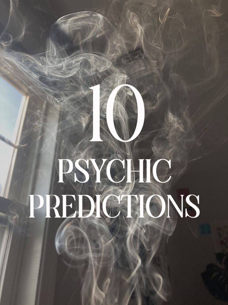 10 Psychic Predictions In-depth Personalized Analysis - Etsy
