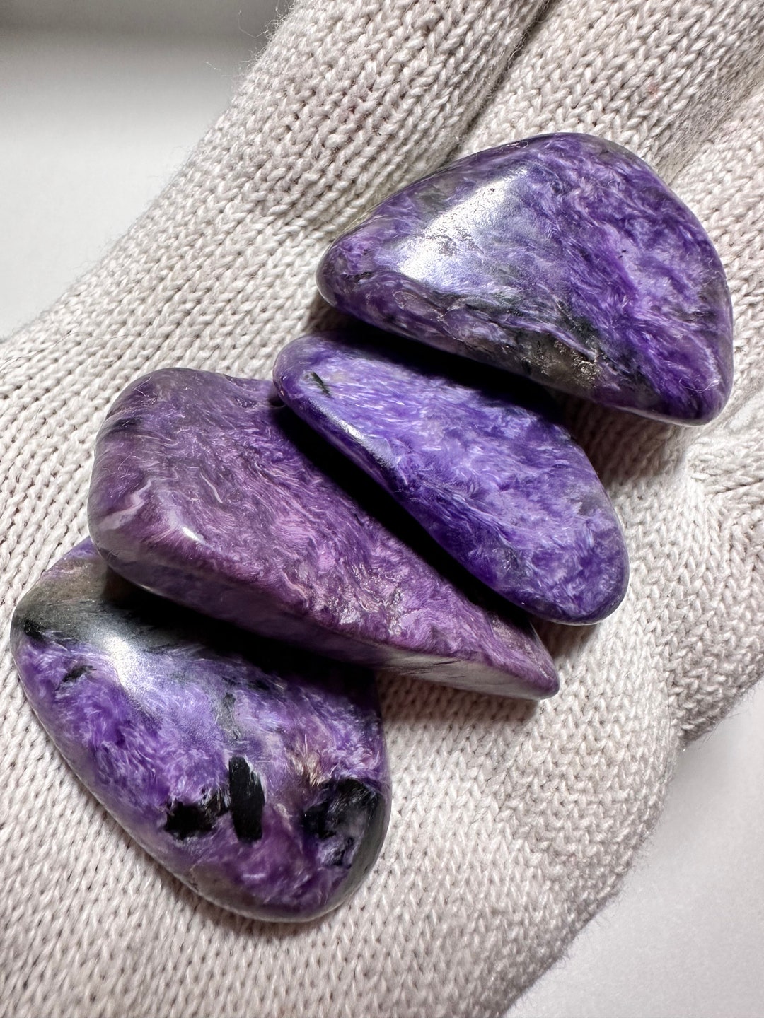 Gorgeous Charoite Tumbles - Etsy