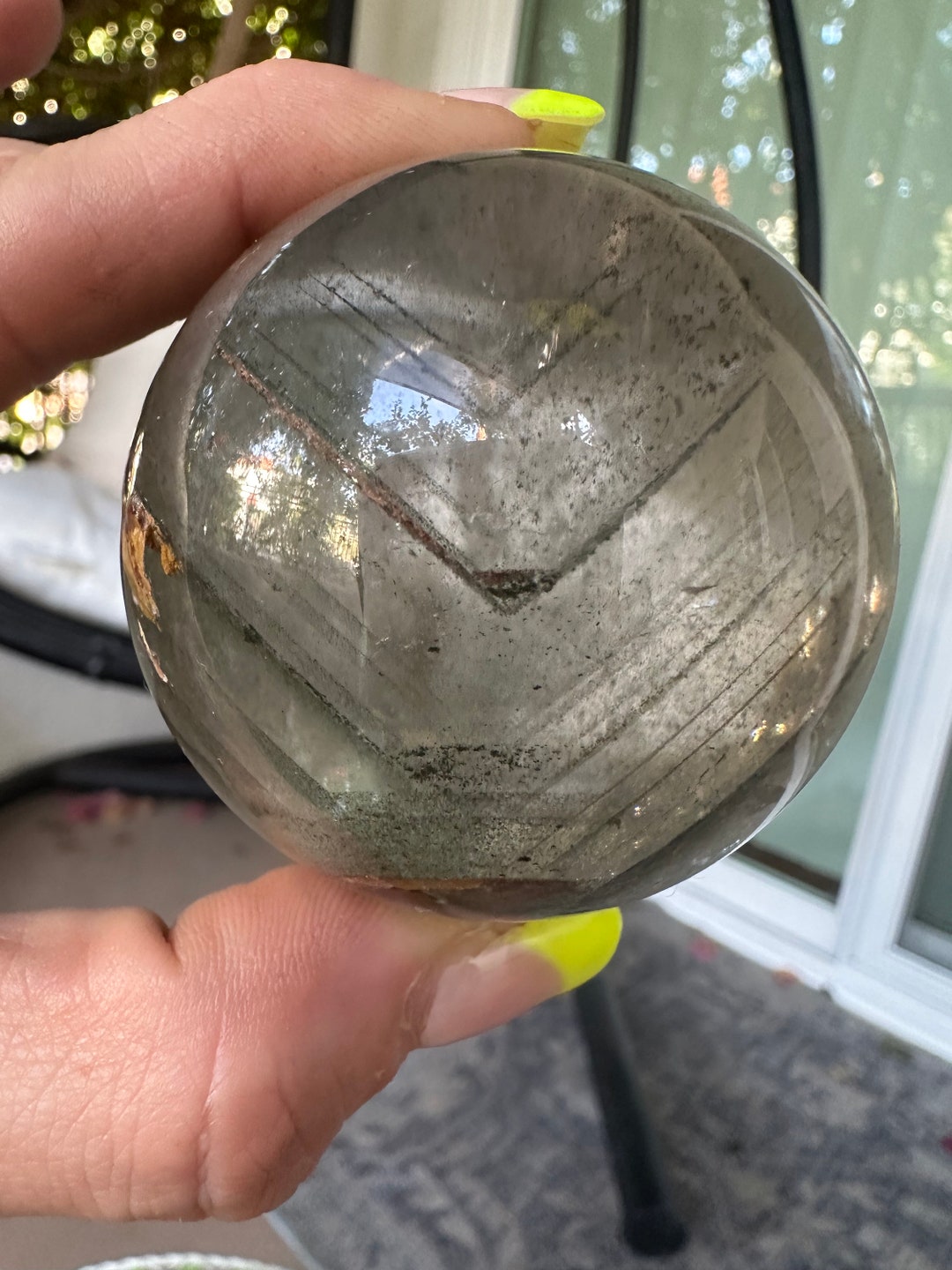 Amazing Lodolite/ Garden Quartz Spheres - Etsy