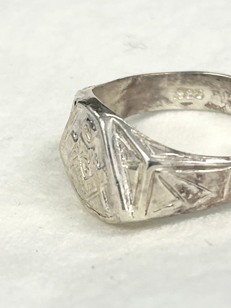 Masonic Signet Rings, Sterling Silver Masonic Ring, Freemason Ring for ...