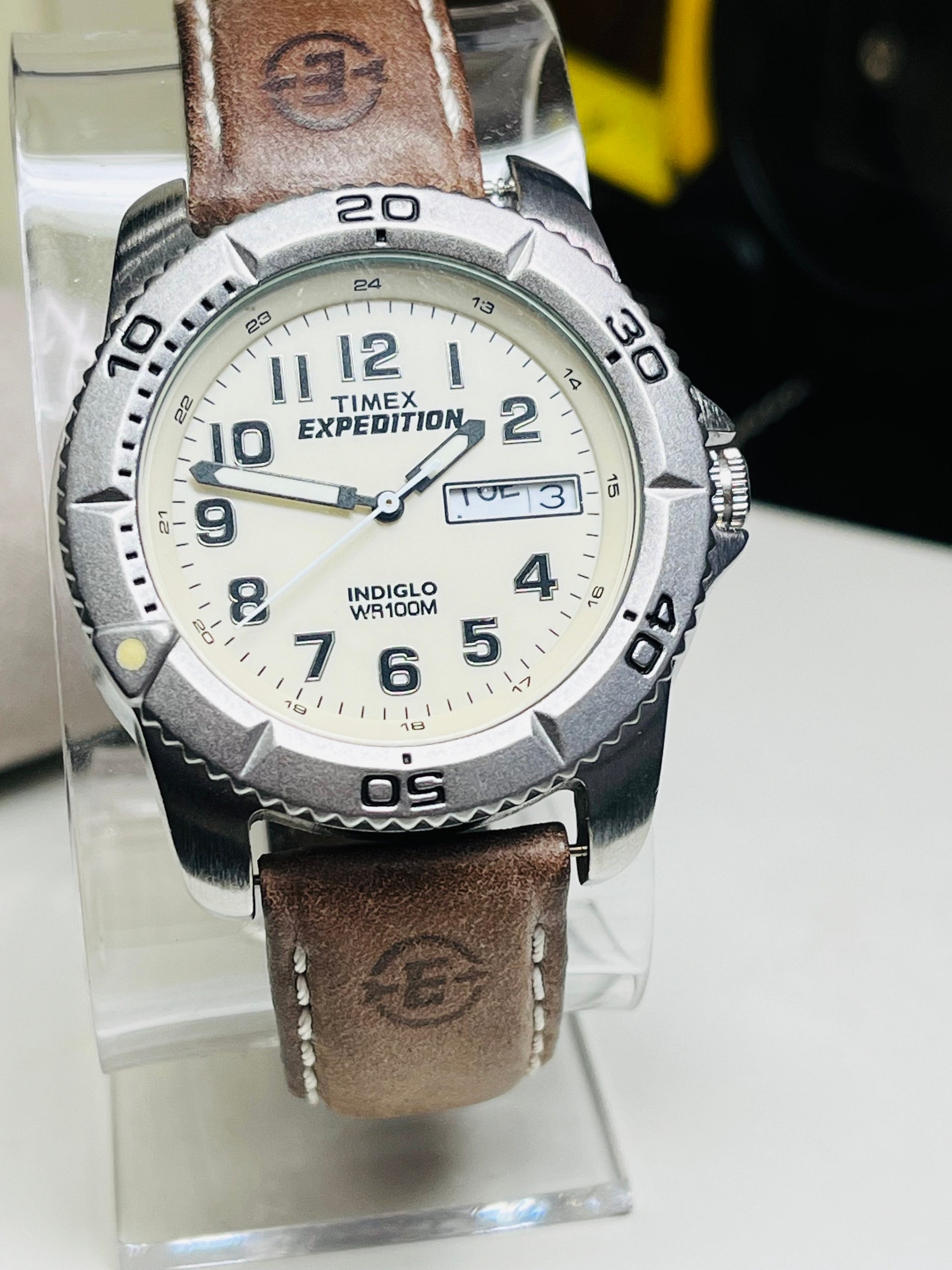 Timex Mens Expedition Indiglo Rotating Bezel Date Window Watch - Etsy
